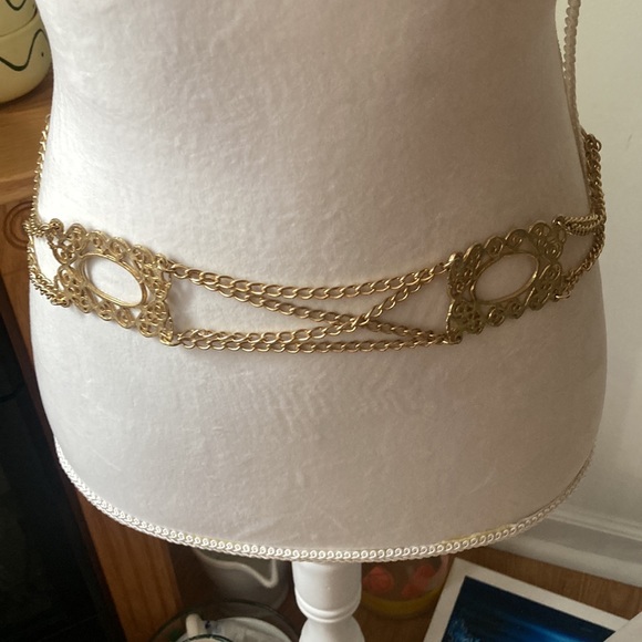 Vintage | Accessories | Gold Chain Link Belt | Poshmark